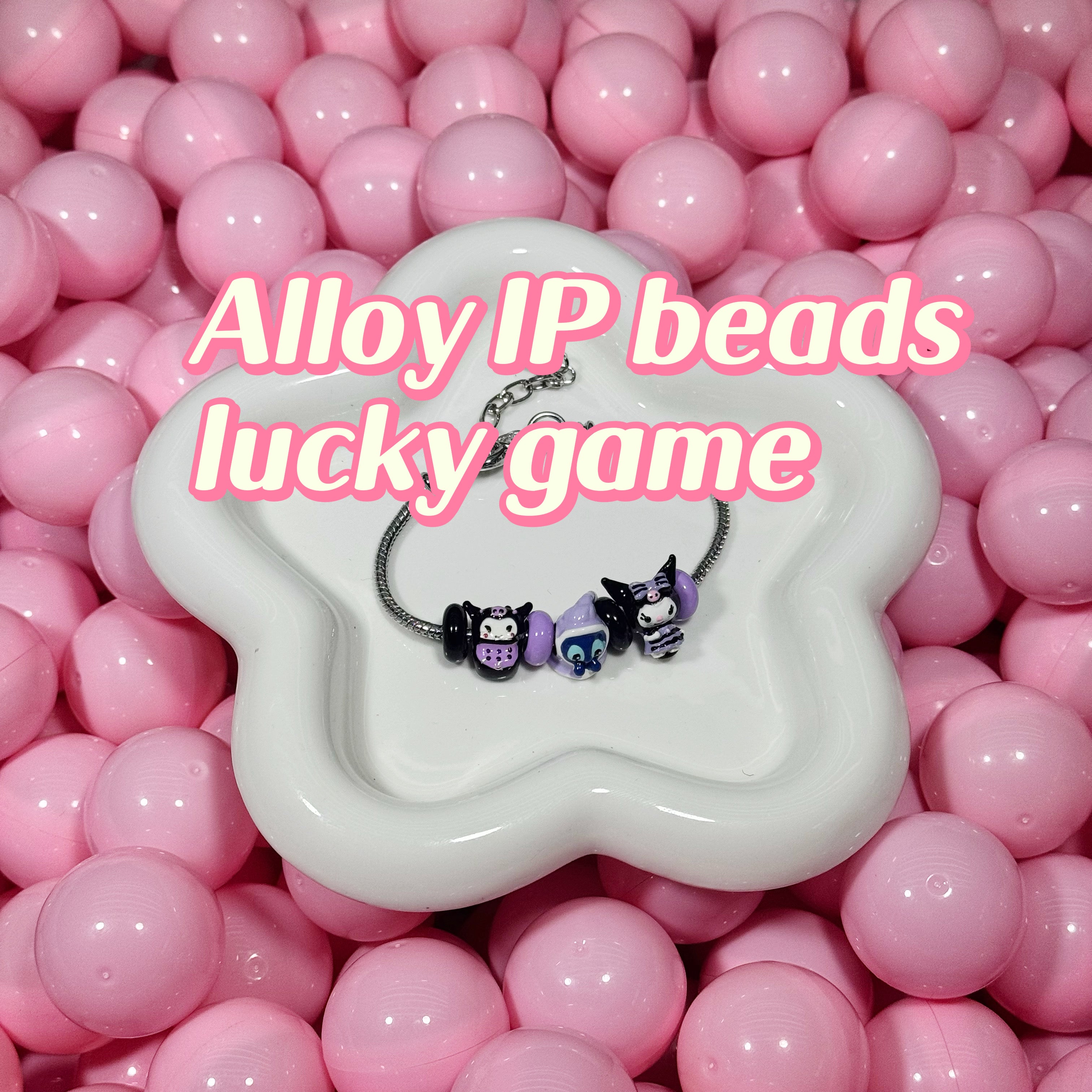 Lucky game - (handmade) Alloy IP beads/pendent – hellokikinails