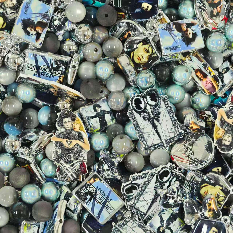 Acrylic Beads - Edward (for beaded pen, keychains, phone chains ...