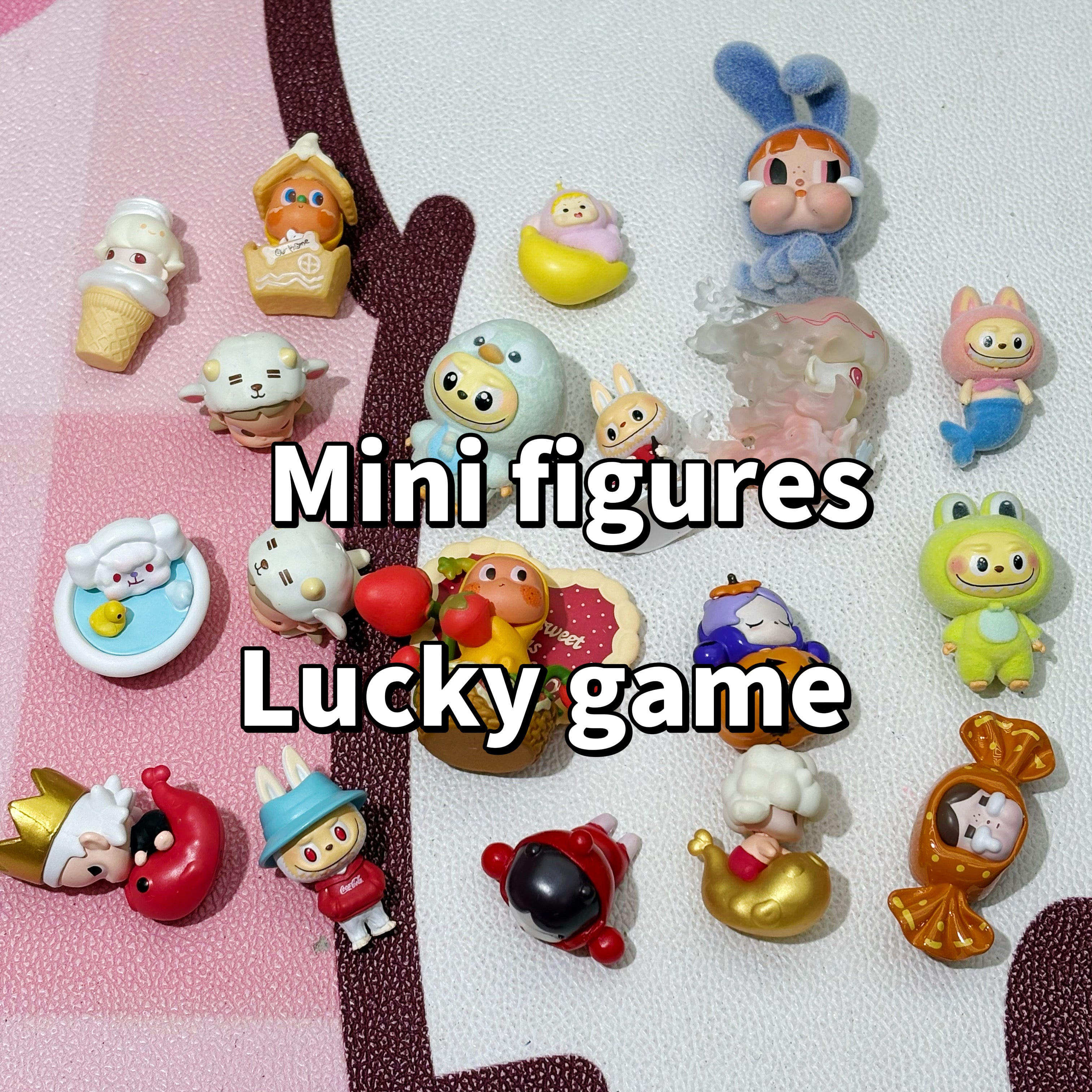 [NEW] Lucky game-Mini figures(for beaded pen, keychains etc ...