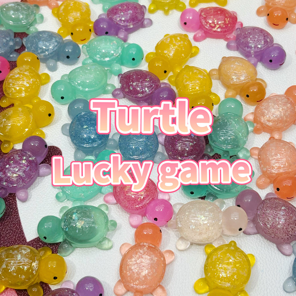 Lucky game- crab and turtle（Glow in the Dark) – hellokikinails