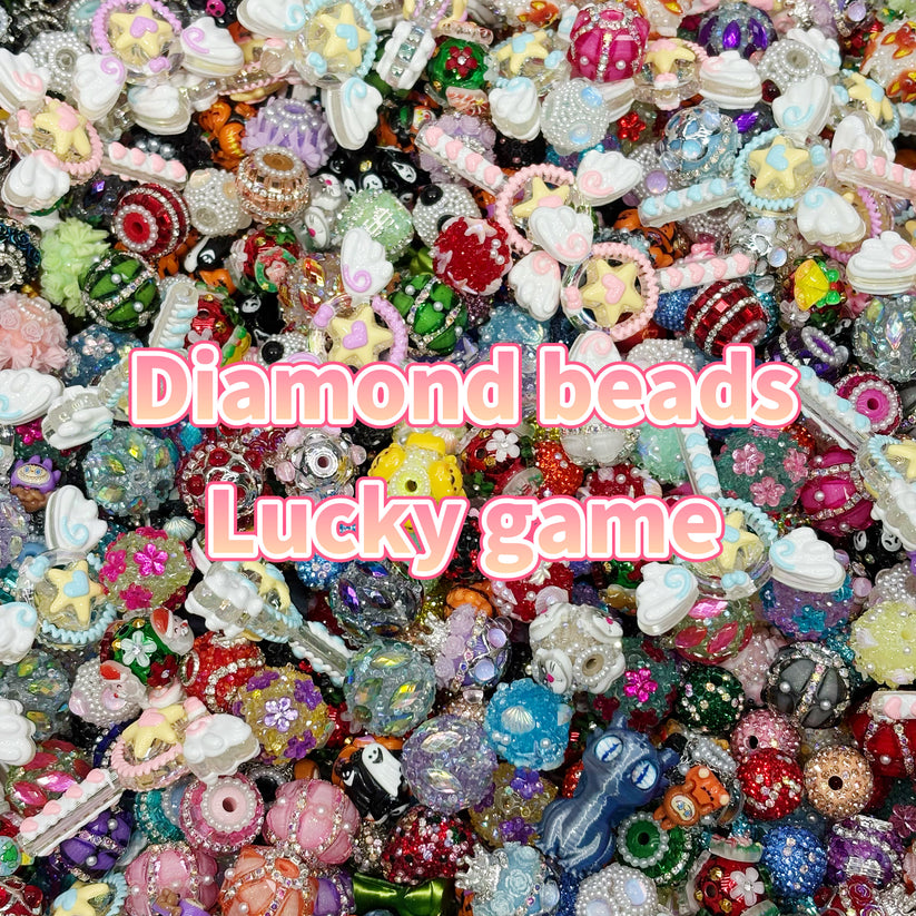 Lucky game- Fancy beads (for beaded pen , keychains etc) – hellokikinails